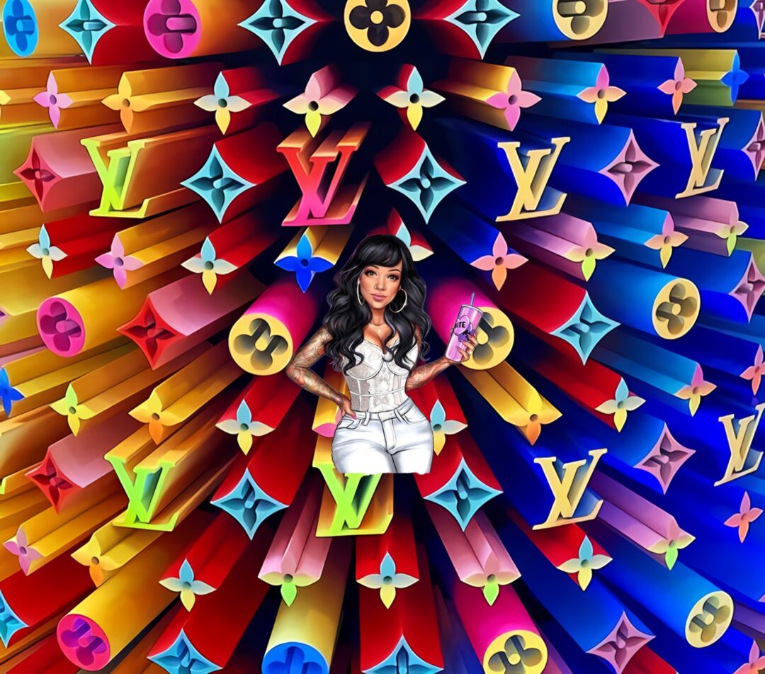 3D LV Wrap | The Risky Tumbler