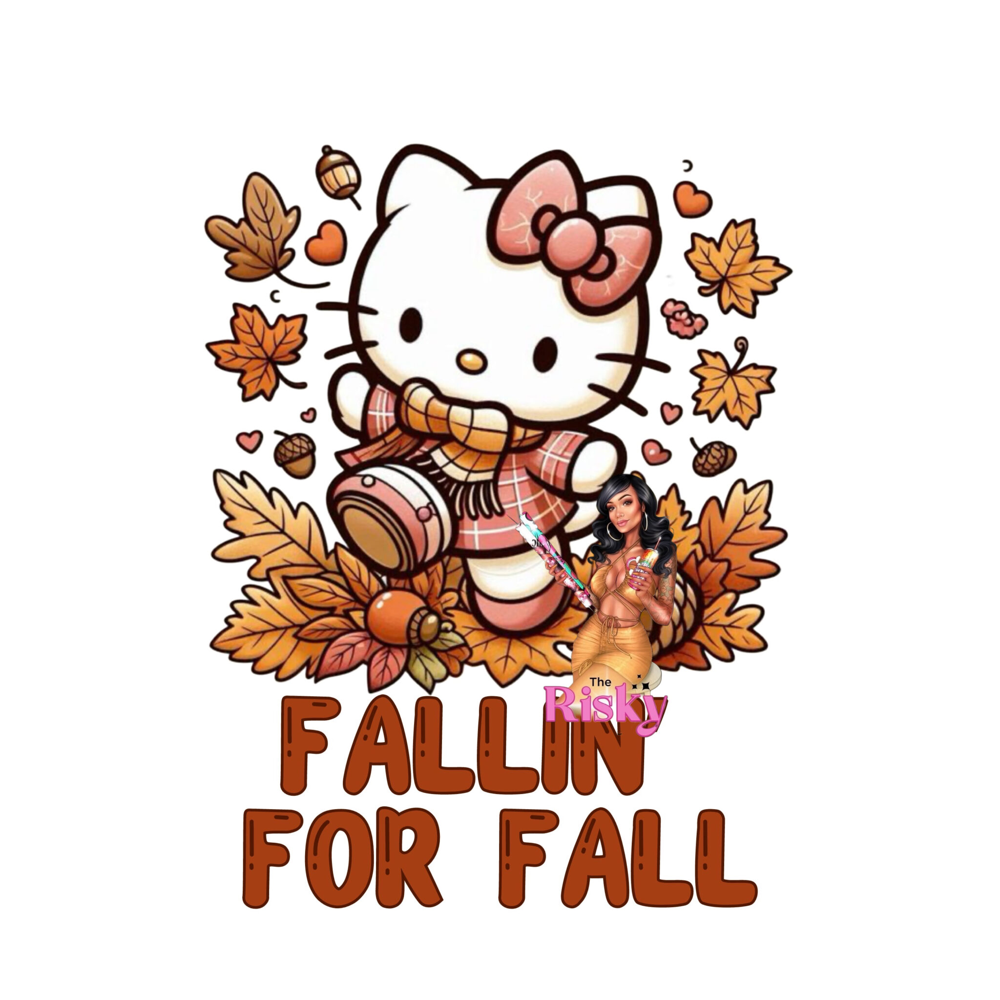 UV DTF EXCLUSIVE Fall Kitty (has matching vinyl available) | The Risky ...