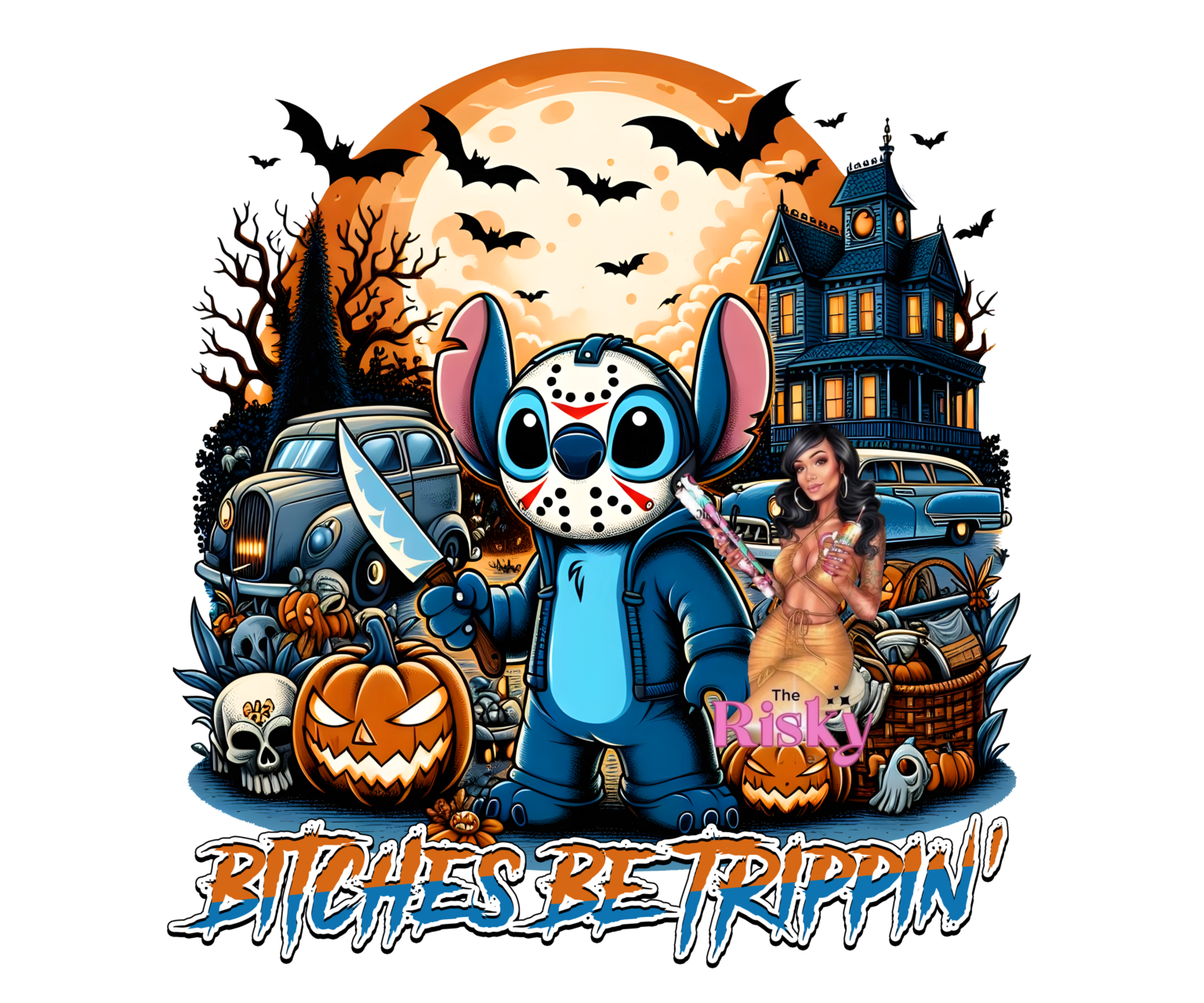 UV DTF Jason Stitch | The Risky Tumbler