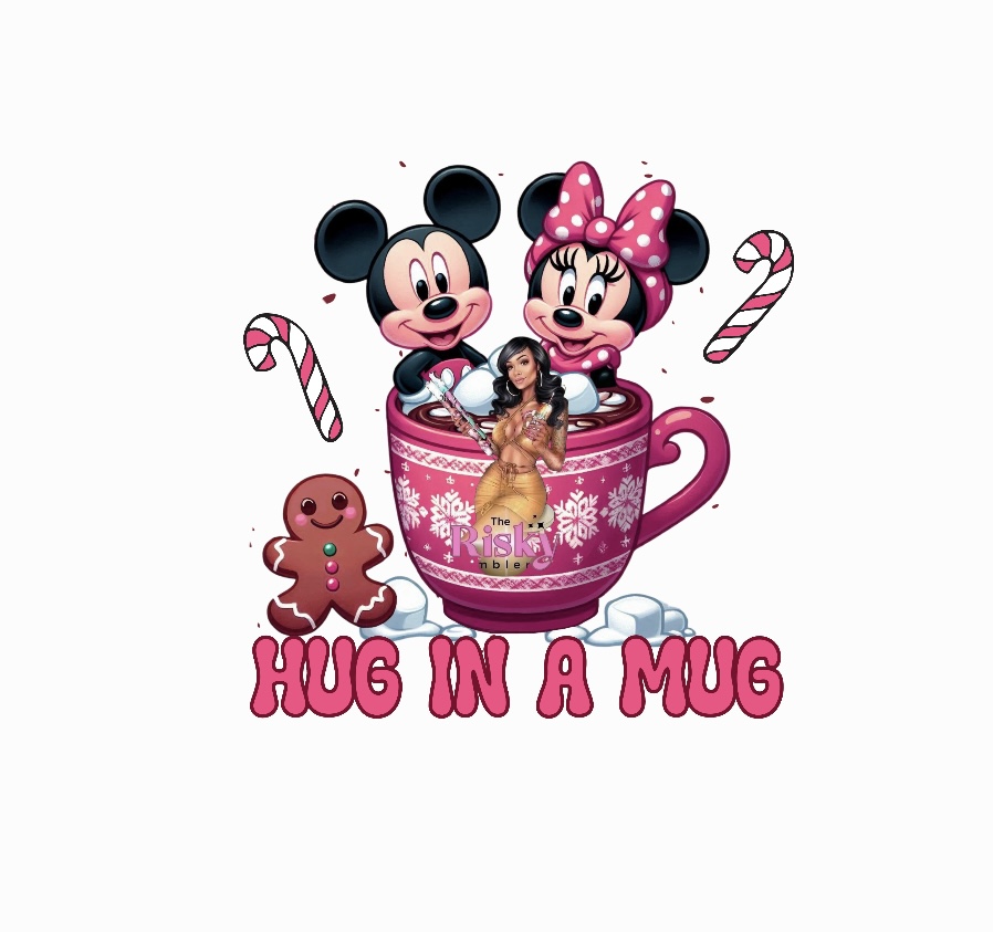 UV DTF Hug in a Mug (has matching vinyl available) | The Risky Tumbler